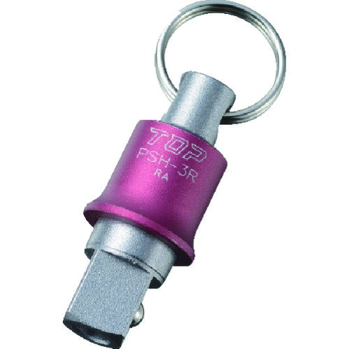 オレンジブック トラスコ中山　TRUSCOトップ工業(TOP) 携帯用インパクトソケットホルダー 差込角9.5mm レッド 〔品番:PSH3R〕[ 注番:8284924]特長●ソケットレンチ、インパクトレンチ用ソケットに共通対応しています。...