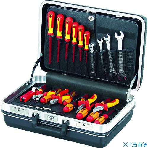 オレンジブック トラスコ中山　TRUSCOH/B 【売切廃番】H/B ツールケース 〔品番:0050118019〕[ 注番:8289001]特長●ドイツ製のスタンダードモデルです。●人間工学に基づく安定したハンドル付です。●2つのフリップロ...