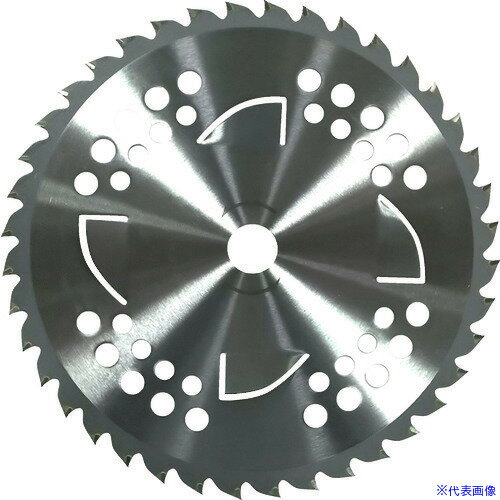 オレンジブック トラスコ中山　TRUSCOGS まかないチップソーII Wトルネード 255×40P 〔品番:210513〕[ 注番:8289340]特長●4枚の立上刃が刈払機のネックに巻き付くツル草をカットします。●中央からの距離の異なる...