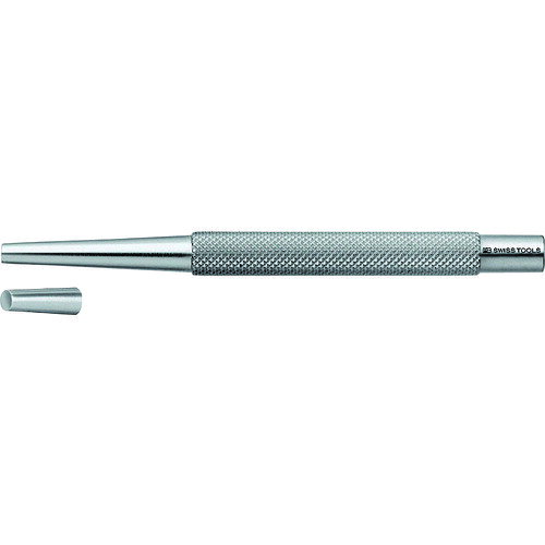 オレンジブック トラスコ中山　TRUSCOPBスイスツールズ 720−2 テーパーピンポンチ 丸胴 全長105×幅6mm 〔品番:7202〕[ 注番:8290365]特長●材質は高い強度、長寿命を約束するPB独自の特殊バネ鋼です。●表面に施...