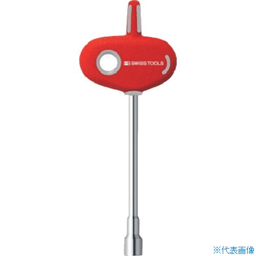 オレンジブック トラスコ中山　TRUSCOPBスイスツールズ 【売切廃番】クロスハンドルナットドライバー 対辺4 軸長85 全長125 〔品番:2024〕[ 注番:8290444]特長●手の中に収まるグリップは、手にフィットする形状で、トル...