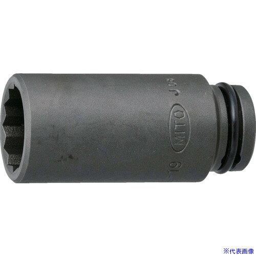 オレンジブック トラスコ中山　TRUSCOミトロイ 3/8 インパクトレンチ用 ソケット(12角) ロング 19mm 〔品番:P3ML19〕[ 注番:8291279]特長●差込角9.5mmインパクトレンチ用です。●ロングタイプです。用途●作...