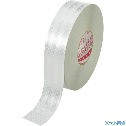 オレンジブック トラスコ中山　TRUSCO3M フレキシブルプリズム反射シート 50mm×45.7m 白 〔品番:3310FP50X45.7〕[ 注番:8293634]特長●環境負荷が少ないプリズム構造でありながら、非常に高い柔軟性を持つ高...