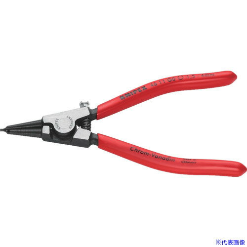 オレンジブック トラスコ中山　TRUSCOKNIPEX 4611−G0 軸用グリップリング用プライヤー 〔品番:4611G0〕[ 注番:8314540]特長●φ1.5〜φ30 mm のシャフトへのグリップリングの取付け用です。●オープンスプ...