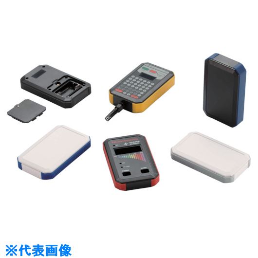 オレンジブック トラスコ中山　TRUSCOタカチ ハンドヘルドケース 〔品番:WH14525NWL〕[ 注番:8337667]特長●テーパー付のシャープなデザインにIP67の防水機能を備えたケースです。●ハンディタイプ、屋外使用の電圧測定器...