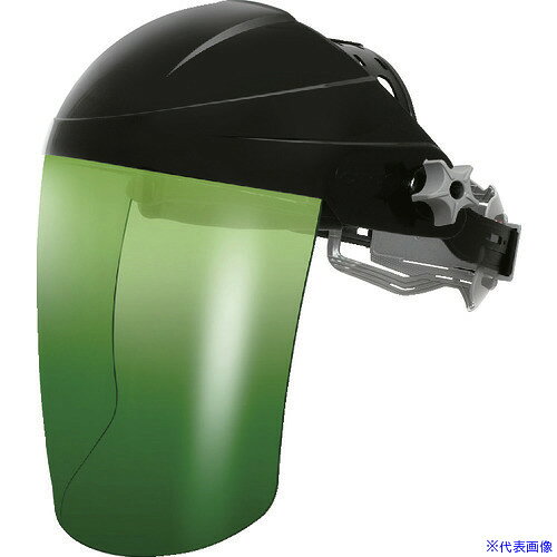 オレンジブック トラスコ中山　TRUSCOOTOS かぶり型防災面 グリーン#5 赤外線保護 ジョグダイヤル調節機能 〔品番:F72BI5〕[ 注番:8345516]特長●有害な赤外線を遮光します。●頭部ベルトはダイヤル式でサイズをスムーズ...