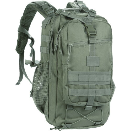 オレンジブック トラスコ中山　TRUSCOREDROCK サミットバックパック OD 〔品番:80203OD〕[ 注番:8354939]特長●軽量かつコンパクトなデザインのバックパックです。●MOLLEシステムが前面と側面についており、別売...