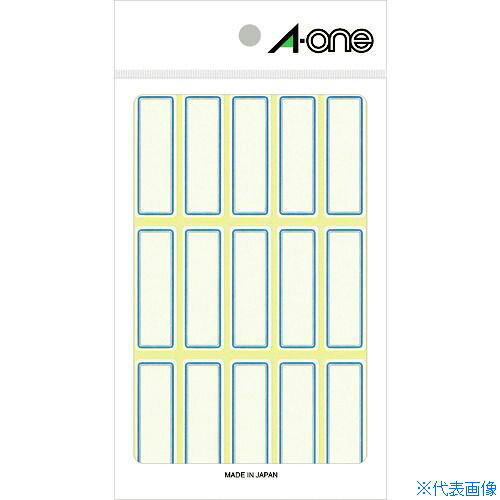 オレンジブック トラスコ中山　TRUSCO3M エーワン[[TM上]] セルフラベル 青枠 (18枚入) 〔品番:03005〕[ 注番:8355089]特長●表示がしっかり目立つ、枠つきの手書き用ラベルです。用途●シートサイズ90mm×15...
