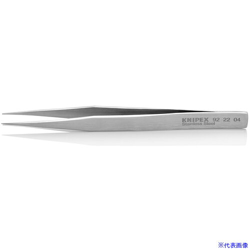 オレンジブック トラスコ中山　TRUSCOKNIPEX 9222−04 精密ピンセット 130MM 〔品番:922204〕[ 注番:8355157]特長●先端が細くストレートなので、精密作業に向いています。●非磁性タイプのピンセットです。用...