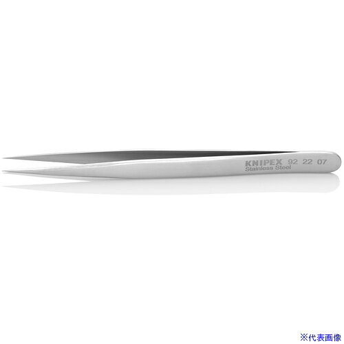 オレンジブック トラスコ中山　TRUSCOKNIPEX 9222−07 精密ピンセット 115MM 〔品番:922207〕[ 注番:8355159]特長●先端が細くストレートなので、精密作業に向いています。●非磁性タイプのピンセットです。用...