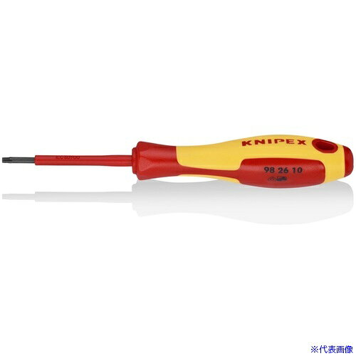 オレンジブック トラスコ中山　TRUSCOKNIPEX 絶縁トルクスドライバー T10 〔品番:982610〕[ 注番:8356521]特長●エルゴノミックなハンドルで握りやすいです。●疲労が少なく手を保護しながら力を伝達できるように人間工...