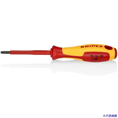 オレンジブック トラスコ中山　TRUSCOKNIPEX 【売切廃番】絶縁トルクスドライバー T20 〔品番:982620〕[ 注番:8356523]特長●エルゴノミックなハンドルで握りやすいです。●疲労が少なく手を保護しながら力を伝達できる...