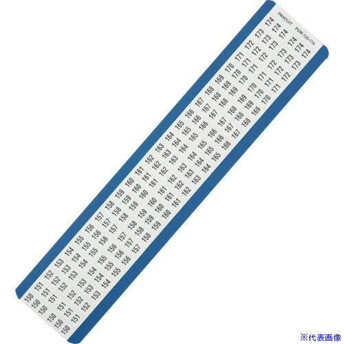 オレンジブック トラスコ中山　TRUSCOPANDUIT ワイヤーマーカー 150〜174 (25枚入) 〔品番:PCM150174〕[ 注番:8360961]特長●鮮明な表示文字がハーネスなどの識別に最適です。●丈夫なプラスチック製の台紙...