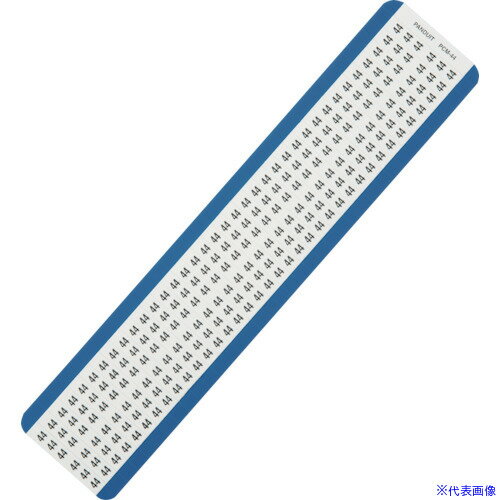 オレンジブック トラスコ中山　TRUSCOPANDUIT ワイヤーマーカー 44 (25枚入) 〔品番:PCM44〕[ 注番:8360994]特長●鮮明な表示文字がハーネスなどの識別に最適です。●丈夫なプラスチック製の台紙から簡単にはがせま...