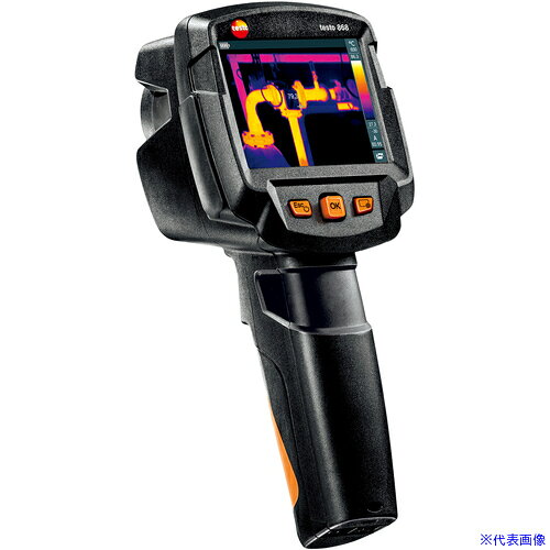 オレンジブック トラスコ中山　TRUSCOTESTO 【期間限定2026年9月30日まで】赤外線サーモグラフィ testo 868 〔品番:TESTO868〕[ 注番:8361326]特長●専用アプリでモバイル端末とWi-Fi接続可能です。...