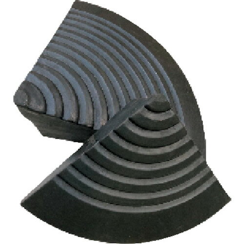 オレンジブック トラスコ中山　TRUSCOアラオ のりいれ隊 H100用コーナー メーカー品番:AR−4084 〔品番:AR075〕[ 注番:8364151]特長●ゴム製で音鳴りも非常に少なく、車両乗り入れ時の騒音防止になります。●本体の重...