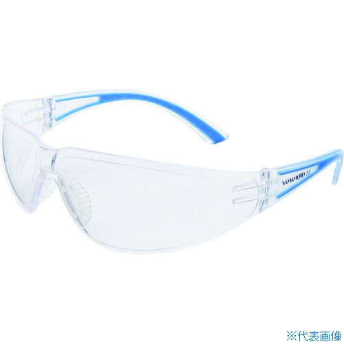 オレンジブック トラスコ中山　TRUSCOYAMAMOTO 一眼型保護めがね 〔品番:YX55〕[ 注番:8365850]特長●フィッティング＆スタイルの良い保護メガネです。用途●飛来物発生作業。仕様●レンズ色：クリア●テンプル色：ブルー●...
