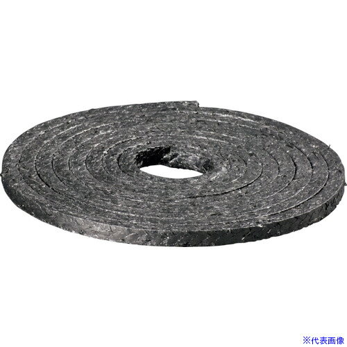 オレンジブック トラスコ中山　TRUSCOMatex バルブ用万能グランドパッキン 幅4mm×長さ3m×高さ4mm 〔品番:85304.03M〕[ 注番:8367235]特長●耐熱性・耐圧性に優れております。●装着箇所の寸法に合わせリング成...