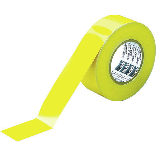 オレンジブック トラスコ中山　TRUSCOTRUSCO ラインテープ ゴミゼロタイプ 幅50mm×長さ50m イエロー 〔品番:TLTS50EY〕[ 注番:8368041]特長●剥離紙がなくゴミが少ないエコロジー商品です。●粗面にもよくなじ...