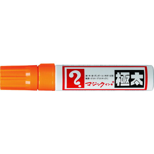 オレンジブック トラスコ中山　TRUSCOマジックインキ 極太 橙 〔品番:MGDT7〕[ 注番:8370970]特長●マジックインキシリーズの中で最も幅が広い極太タイプです。●別売の補充インキ・替ペン先により繰り返し使えます。用途●ポスタ...