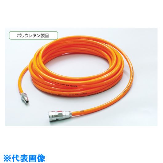 オレンジブック トラスコ中山　TRUSCO十川 サンテックエアーホース 10M イエロー 〔品番:STC10Y〕[ 注番:8387173]特長●カップリングがセットになった便利でお求めやすいエアーホースです。用途●工場内エアーツール用。仕様...
