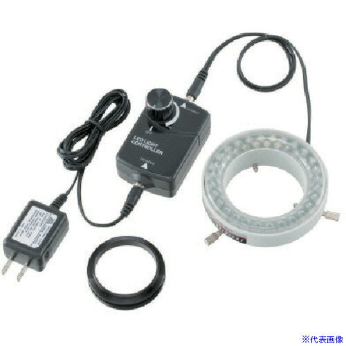 オレンジブック トラスコ中山　TRUSCOENGINEER LEDリングライト(実体顕微鏡用) 〔品番:SL77〕[ 注番:8481854]特長●マイクロスコープ／実態顕微鏡用のLED照明装置です。●白色LED56灯により対象物の表面凹凸ま...