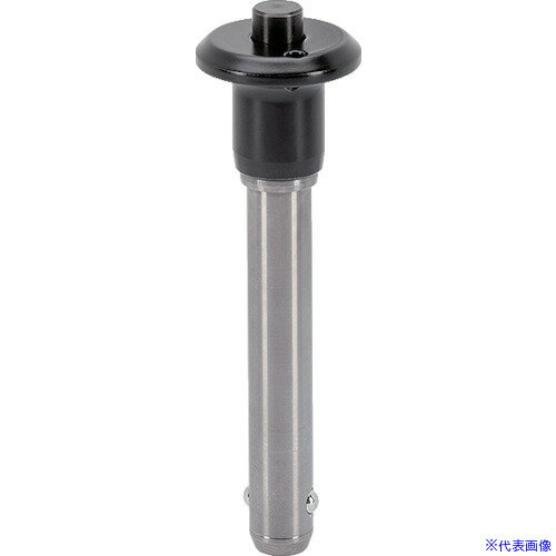 オレンジブック トラスコ中山　TRUSCOHALDER ボールロックピン セルフロッキングきのこグリップ付 ピン径5ワーク最大厚10 〔品番:22350.0212〕[ 注番:8488210]特長●部品や加工品をスピーディに固定、ロック、交換...