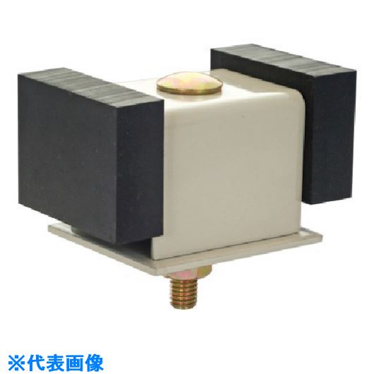 オレンジブック トラスコ中山　TRUSCODAIKEN 5号 ゴム付き戸当り スチール 〔品番:5CSQ〕[ 注番:8489964]特長●車輪をゴムで受ける事で車輪の傷を防止します。●大きな衝撃力が予想される場合には、ボトムストッパーと併用...
