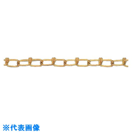 オレンジブック トラスコ中山　TRUSCO水本 黄銅ビクターチェーン(真鍮) 30m 線径2.6mm 〔品番:2.6VBR〕[ 注番:8490215]特長●銅と亜鉛を主成分とした合金で鋼と同様の特性を持ち、黄金色をしています。用途●装飾用チ...