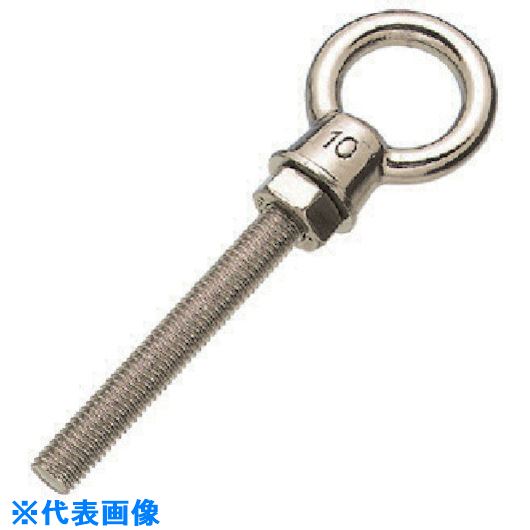 オレンジブック トラスコ中山　TRUSCO水本 ステンレス K型ロングアイボルト(ミリネジ) 捻子径Mー6 捻長60mm 〔品番:B1706〕[ 注番:8490838]特長●首下が長いので、厚みのある部分に使用可能です。用途●機械器具類の吊...