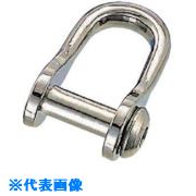 オレンジブック トラスコ中山　TRUSCO水本 ステンレス 沈み半丸シャックル 長さ33mm 内幅17mm 〔品番:B227〕[ 注番:8490924]特長●半丸シャックルのピンの出っ張り（摘む部分）を除いているので、邪魔にならないです。●...