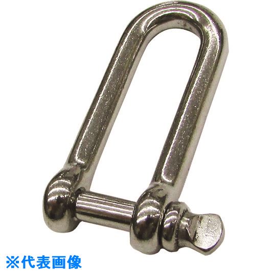 オレンジブック トラスコ中山　TRUSCO水本 ステンレス ロングネジシャックル 使用荷重2.45kN 〔品番:B636〕[ 注番:8491062]特長●シャックル部が長く用途が広がります。用途●チェーン・ワイヤ・ロープ等の連結や、端末の金...