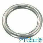 オレンジブック トラスコ中山　TRUSCO水本 ステンレス 丸リンク 線径6mm内径60mm 〔品番:R660〕[ 注番:8492323]特長●接続部は溶接しているため丈夫です。●サイズが豊富です。用途●ロープ等の先端金具として。仕様●使用...