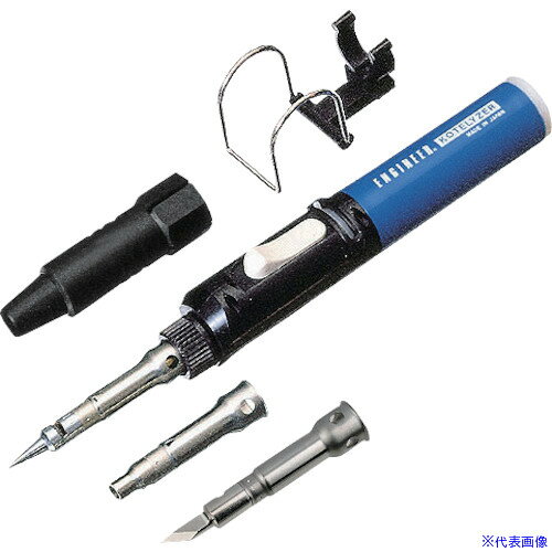 オレンジブック トラスコ中山　TRUSCOENGINEER コテライザー 〔品番:SKB60〕[ 注番:8498328]特長●屋外などでの作業に便利なガス式のコードレスハンダコテです。●ワンタッチ操作で、30秒の秒速加熱です。●熱源はクリー...