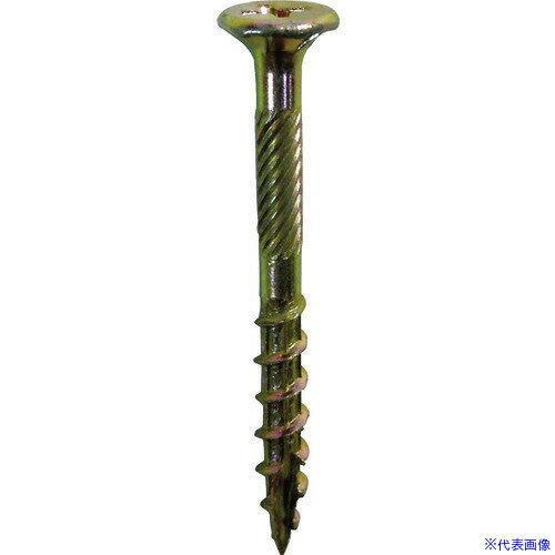 オレンジブック トラスコ中山　TRUSCODAIDOHANT HC 強硬突破ビス 4.2×45 110本 〔品番:10176940〕[ 注番:8498858]特長●堅木用ビスです。●ローレット加工が堅い木材も強硬突破します。仕様●寸法(mm...