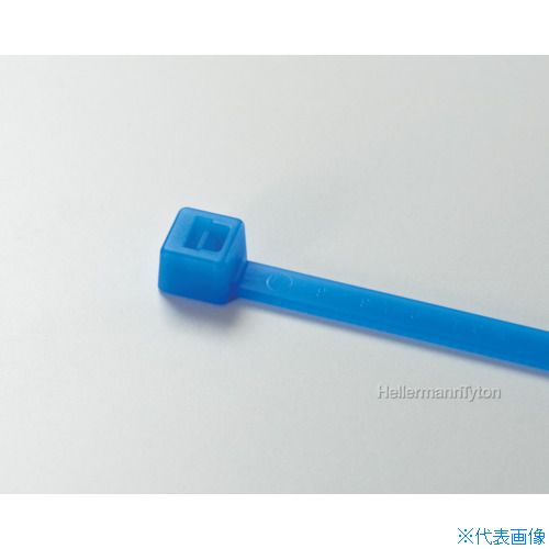 オレンジブック トラスコ中山　TRUSCOTYTON カラータイ 幅4.8×長さ383mm 屋内使用 (100本入) 〔品番:T50LBLU〕[ 注番:8503931]特長●カラフルなバリエーションの結束バンドです。●電線束の分類、区別がひ...