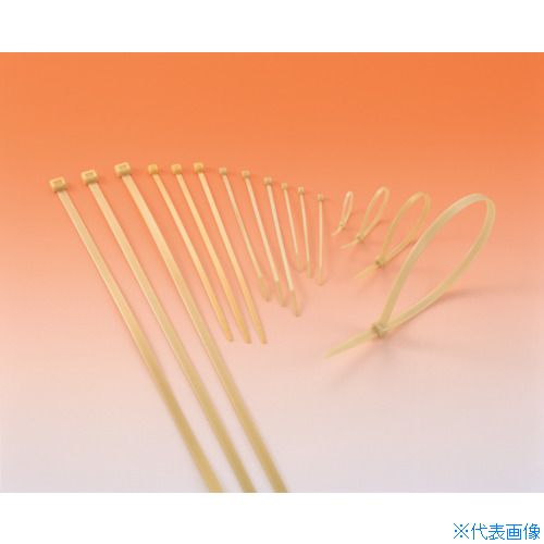 オレンジブック トラスコ中山　TRUSCOTYTON MSタイ 幅4.6×長さ202mm 屋内使用 (100本入) 〔品番:T50RHR〕[ 注番:8503942]特長●ナイロン46は、ナイロン66と比較し、高い耐熱性を持ち、また耐油性にも...