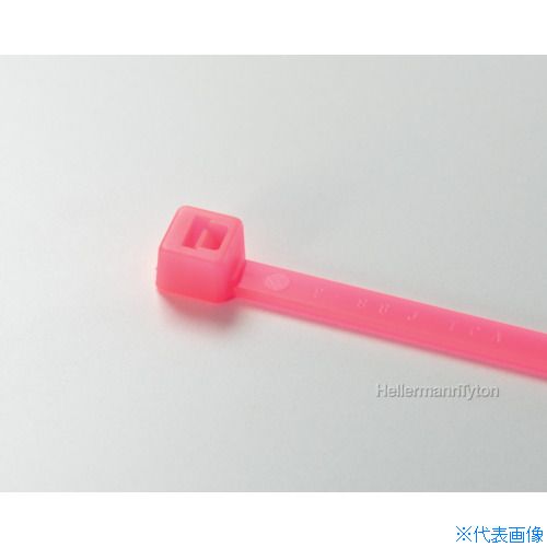 オレンジブック トラスコ中山　TRUSCOTYTON カラータイ 幅4.6×長さ202mm 屋内使用 (100本入) 〔品番:T50RPNKL〕[ 注番:8503943]特長●カラフルなバリエーションの結束バンドです。●電線束の分類、区別が...