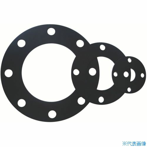 オレンジブック トラスコ中山　TRUSCOAK フランジパッキン JIS10K用 100A 〔品番:CR100A10K〕[ 注番:8505393]特長●耐候性・耐オゾン性に優れ、多少の耐油性もあるゴムです。●全体的な物性が非常に均衡のとれた...