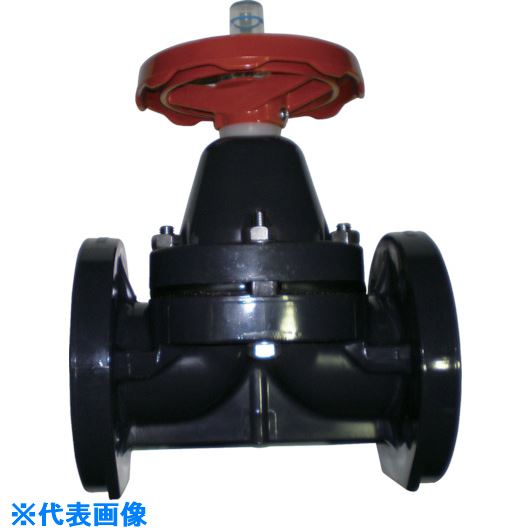 オレンジブック トラスコ中山　TRUSCOエスロン ダイヤフラム 本体:PVC隔膜:EPDM 10Kフランジ 15A 〔品番:DVEF15〕[ 注番:8506056]特長●耐食性にすぐれたプラスチックバルブです。酸性またはアルカリ性の薬品や...