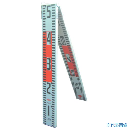 オレンジブック トラスコ中山　TRUSCOMYZOX 二ツ折標尺 1.1m×2ツ折＜LR−56＞ 〔品番:220409〕[ 注番:8511260]特長●スチール折れ金具付きで、使いやすく丈夫です。●フリーロッドと同じ幅なので組み合わせてご使...