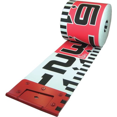 オレンジブック トラスコ中山　TRUSCOMYZOX フォトロッド 120mm幅/20m＜PHR120−20K＞ 〔品番:PHR12020K〕[ 注番:8511292]特長●写真写りの良い目盛・数字です。●ガラス繊維のクロス張り芯材で、引っ...