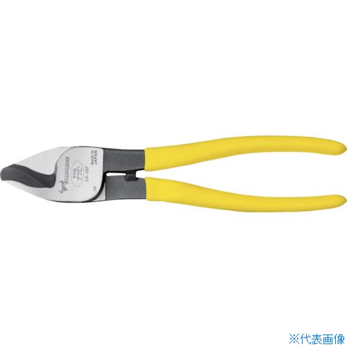 オレンジブック トラスコ中山　TRUSCOTTC KingTTC VVFケーブルカッター 〔品番:CA26F〕[ 注番:8520396]特長●刃の形状をVVF(VA線、Fケーブル)の切断用に長くしているので幅の広いVVF2.6mm×3芯も軽...