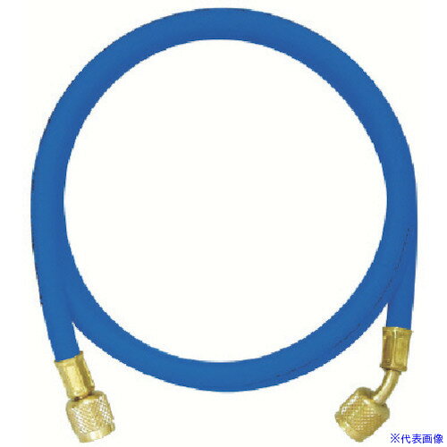 オレンジブック トラスコ中山　TRUSCOAsada R410A用チャージングホースプラス2 244cm 青 〔品番:Y21528〕[ 注番:8521129]特長●新冷媒対応の高耐圧構造で、安全な作業ができる高性能ホースです。●防浸用のゴム...