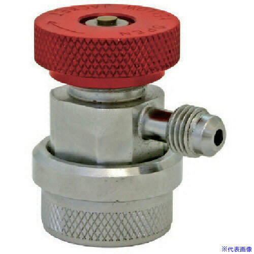 オレンジブック トラスコ中山　TRUSCOAsada 高圧クイックコントロールバルブ1/4 〔品番:Y41337〕[ 注番:8521233]特長●バルブ付きで、高圧力時の接続も簡単です。●カプラで簡単にジョイントできます。用途●カーエアコン...