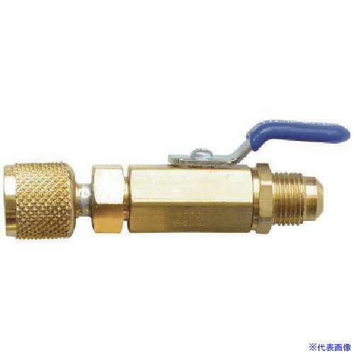 オレンジブック トラスコ中山　TRUSCOAsada ボールバルブ 3/8 メス×3/8 オス 〔品番:Y93846〕[ 注番:8521310]特長用途●冷媒放出防止。仕様●サイズ：3/8メス×3/8オス仕様2材質/仕上●本体：真鍮●ハンド...