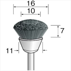 オレンジブック トラスコ中山　TRUSCOMinimo 金属ブラシ カップ スチール φ18 (10本入) 〔品番:FC4301〕[ 注番:8530372]特長●耐熱性、耐摩耗性、耐久性に優れた金属線材です。仕様●線径(mm)：0.1●毛材...