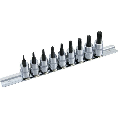 オレンジブック トラスコ中山　TRUSCOスエカゲ 3/8DR.9PC.スペシャルビットソケットセット穴なし 〔品番:11331SA〕[ 注番:8531571]特長●ヘックスローブねじ用のビットセットです。●いじり止め対応穴なし仕様です。●...