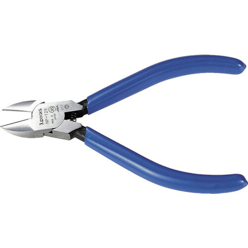 オレンジブック トラスコ中山　TRUSCOスリーピークス 強力ニッパ(穴無・バネ付) 125mm 〔品番:NP125GS〕[ 注番:8535077]特長●JIS規格の定番品でありながら、限界まで形状と仕組みを追求、軽量化と機能向上に成功しま...