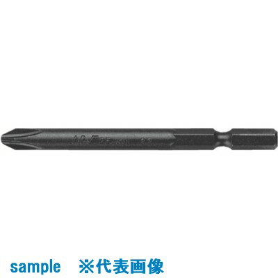 オレンジブック トラスコ中山　TRUSCOナック ドライバービット シングル 差込5xNo.2x105L 〔品番:1S2105〕[ 注番:8535416]特長●電動ドライバー等での十字穴付きねじの締め付け用●耐久性の高い特殊ビット材を使用し...